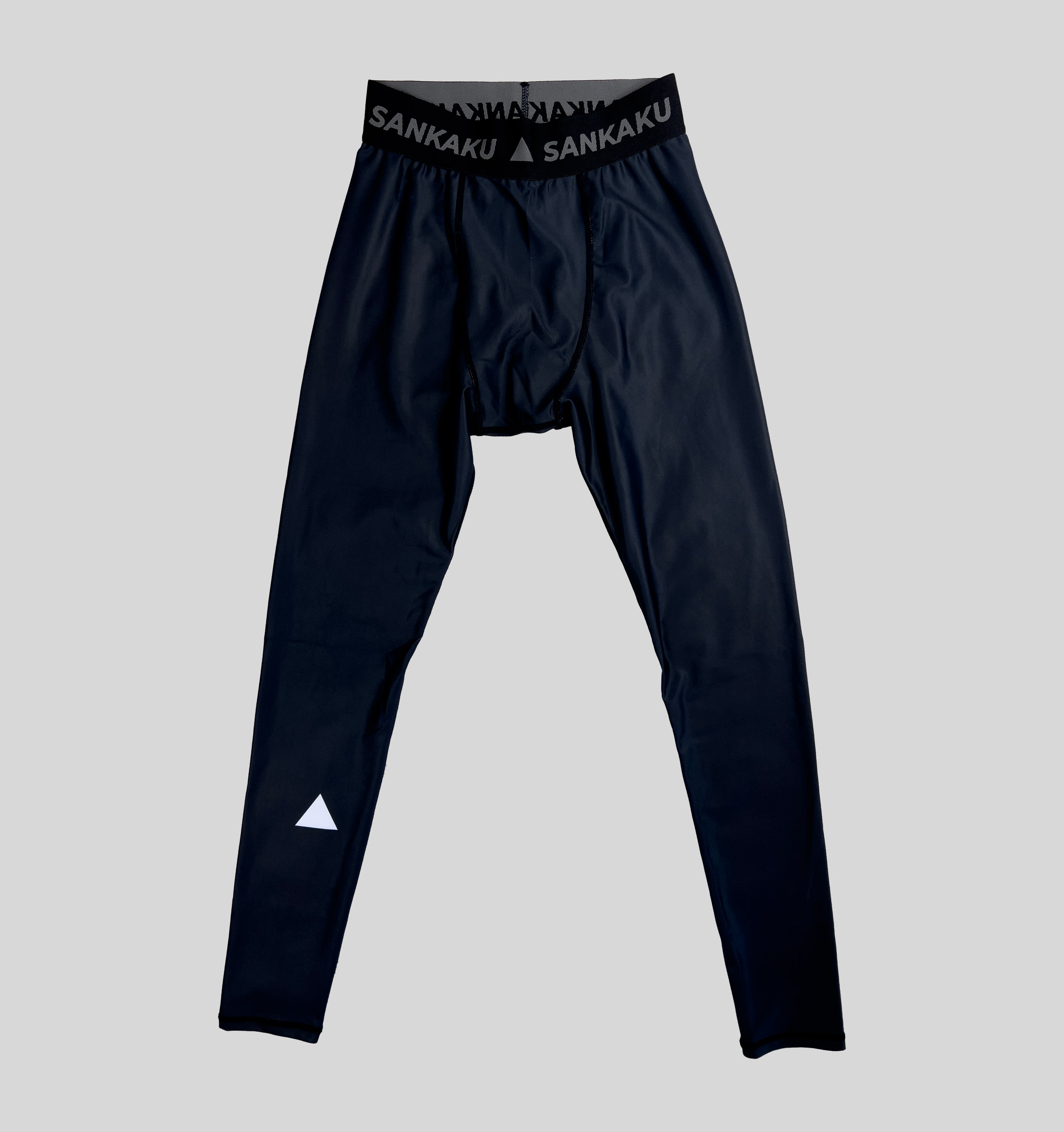 High Cut BJJ Grappling Shorts Black - Sankaku Fightwear